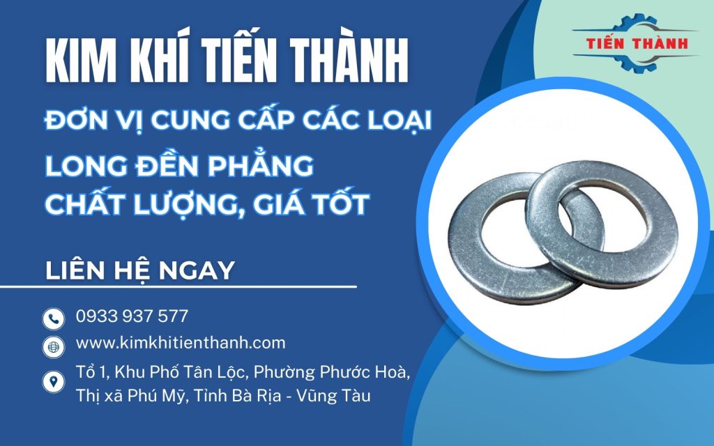 Long đền phẳng - Vòng đệm phẳng chuẩn DIN 125