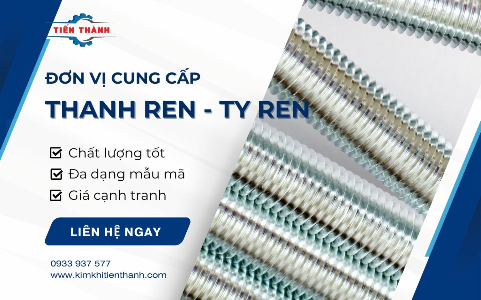 Tiêu chuẩn ren hệ mét là gì? Bảng tra bước ren hệ mét chuẩn nhất