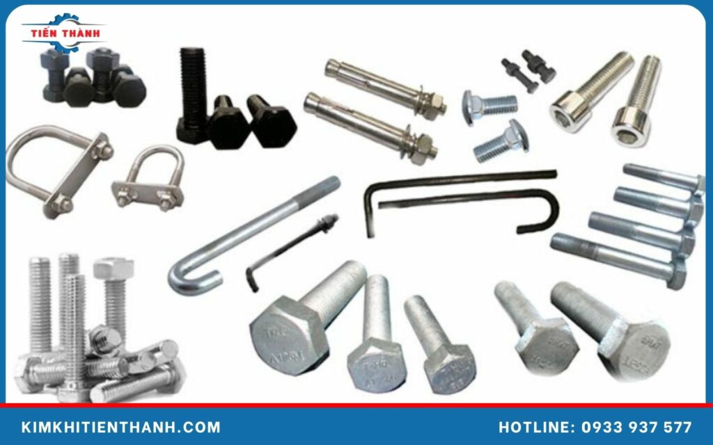 Tổng hợp các loại bu lông thông dụng nhất trên thị trường
