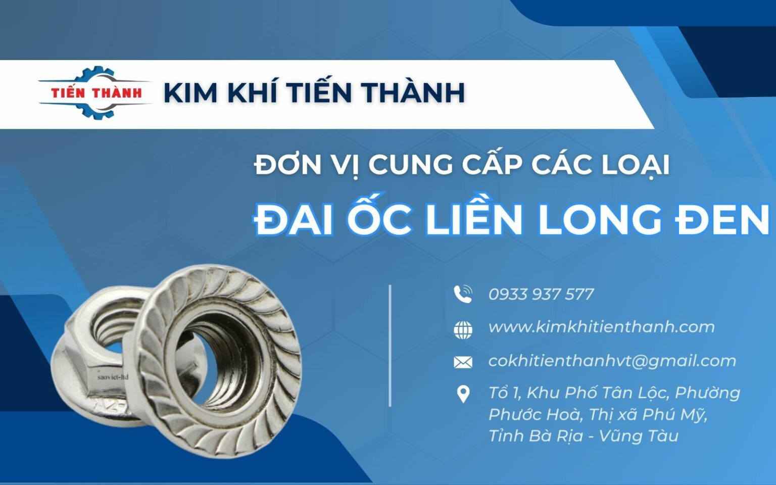 Đai ốc liền long đen DIN 6923, Ecu liền long đền chất lượng