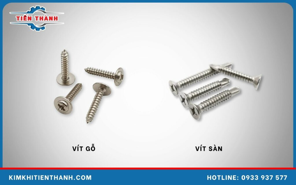 Vít gỗ là gì? Các loại vít gỗ được sử dụng phổ biến hiện nay